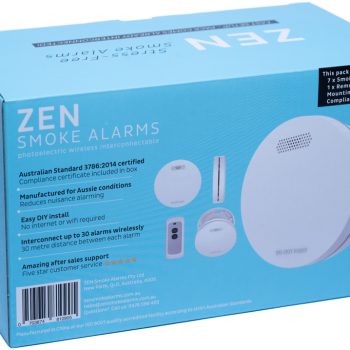Photoelectric Smoke Alarm Wireless Interconnected with 10 year battery ...