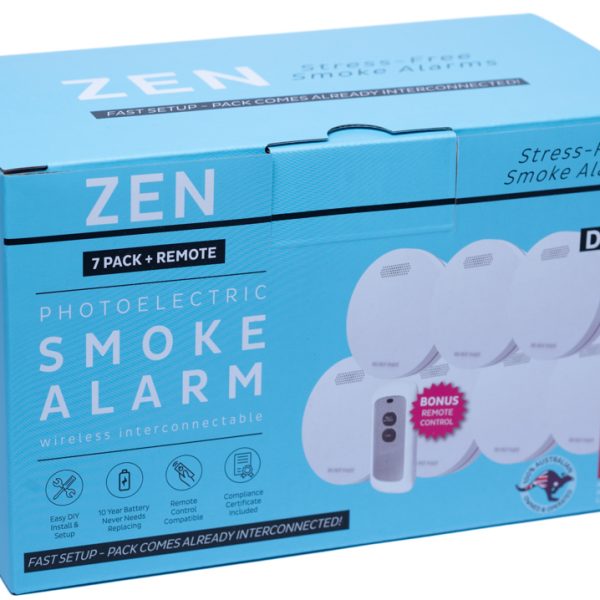 Photoelectric Smoke Alarm Wireless Interconnected with 10 year battery ...